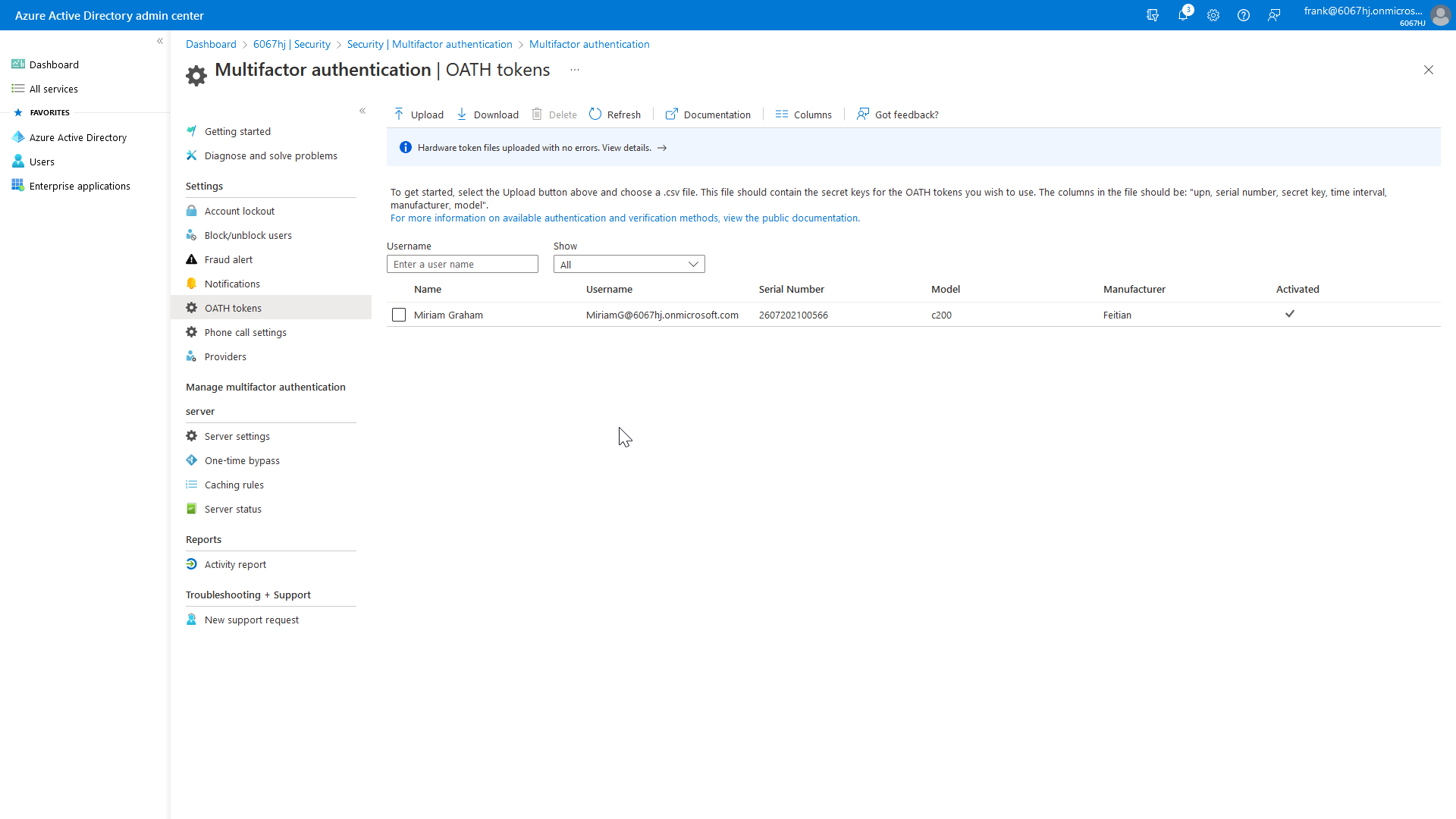 Azure MFA and hardware tokens - Digital Workplace by Frank Eisel